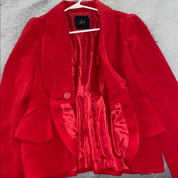 Jackets & Coats | Jack Red Felt Jacket | Poshmark